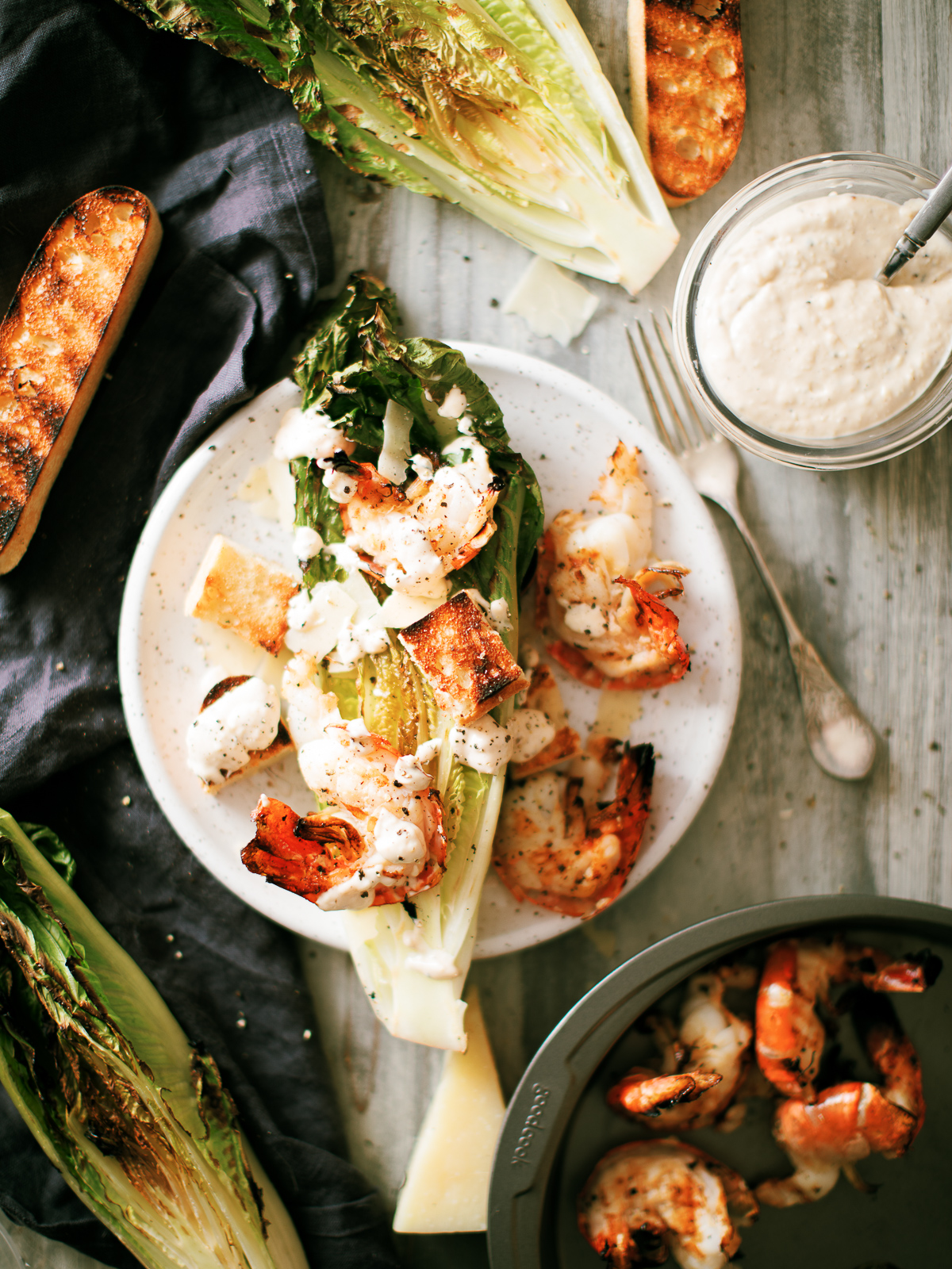 grilled shrimp caesar