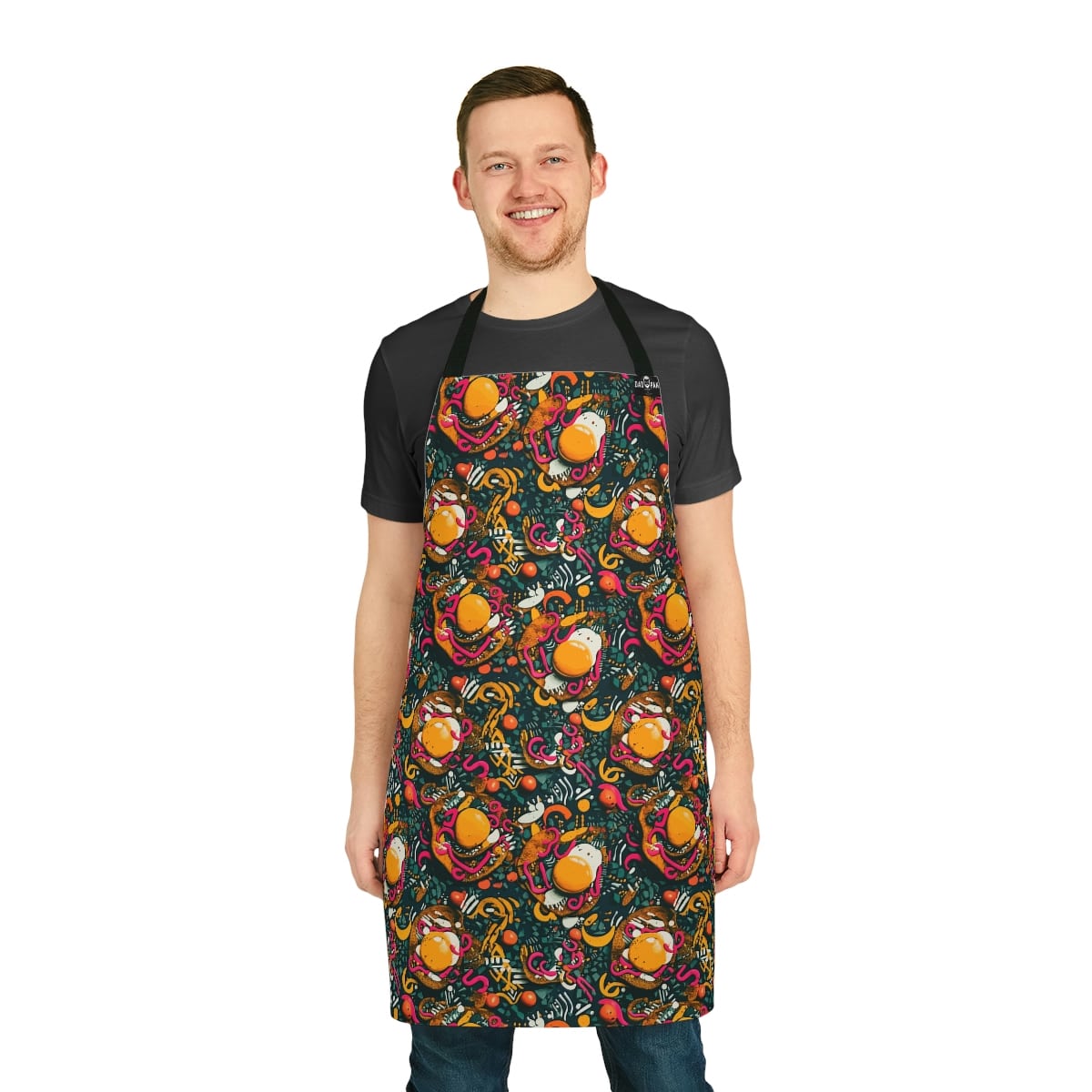 Steak and Eggs Taco Design Apron - Dad With A Pan