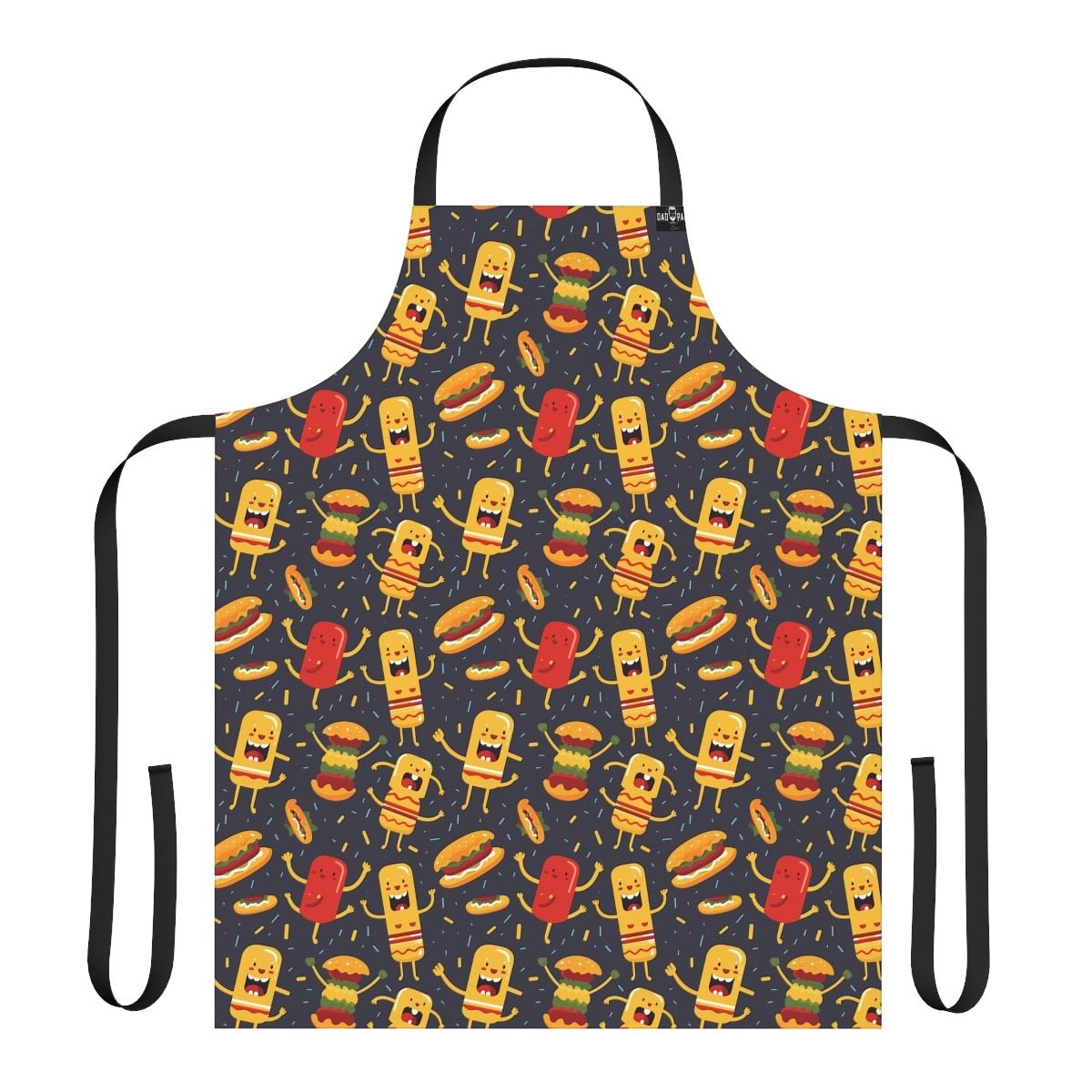 Brayden's "Hamburger Party" Apron - Dad With A Pan