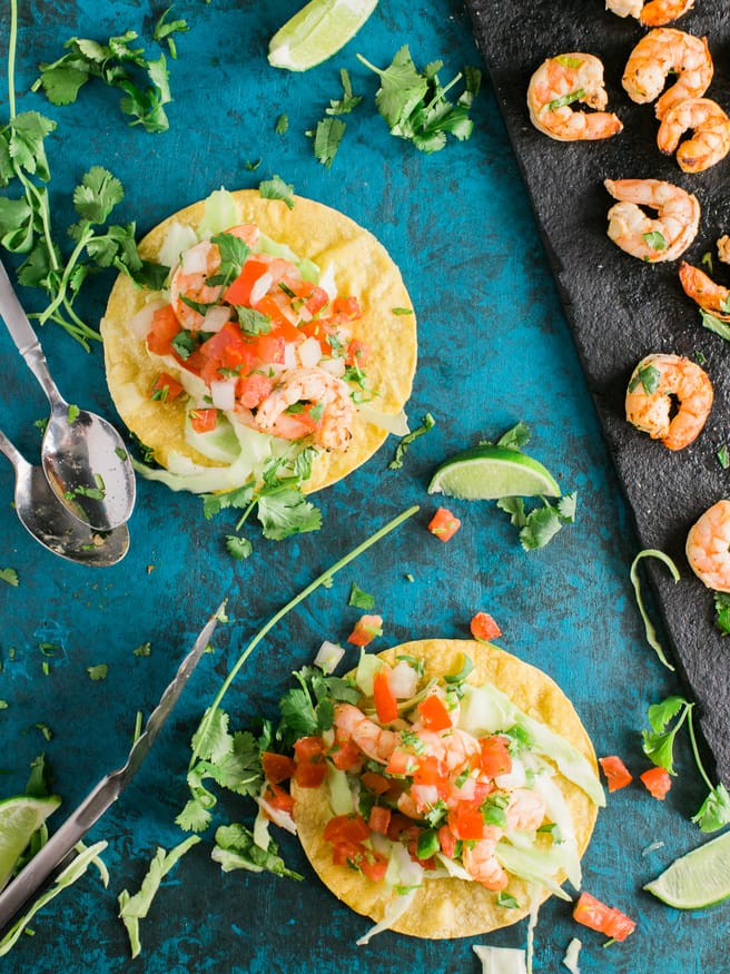 Cilantro Lime Grilled Shrimp Tacos - Dad With A Pan Cilantro Lime Grilled Shrimp Tacos - Dad With A Pan