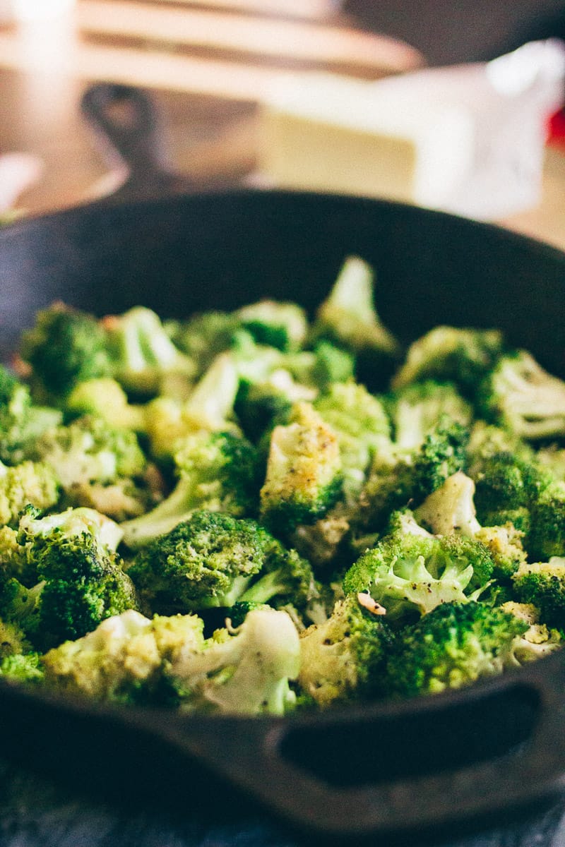 grilled butter garlic broccoli 21 - Dad With A Pan