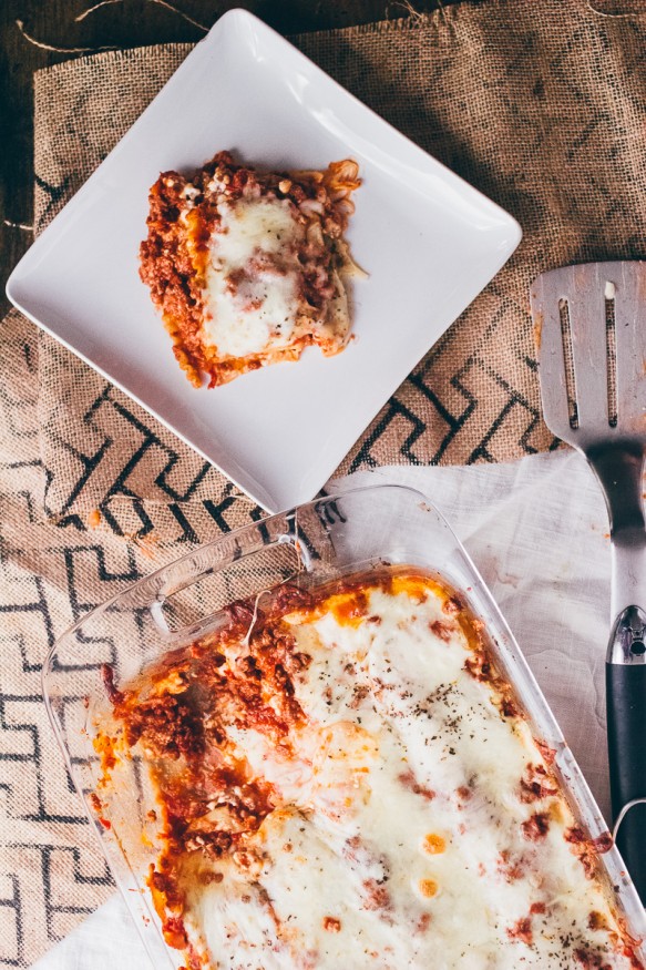 Meatless Lasagna - Dad With A Pan