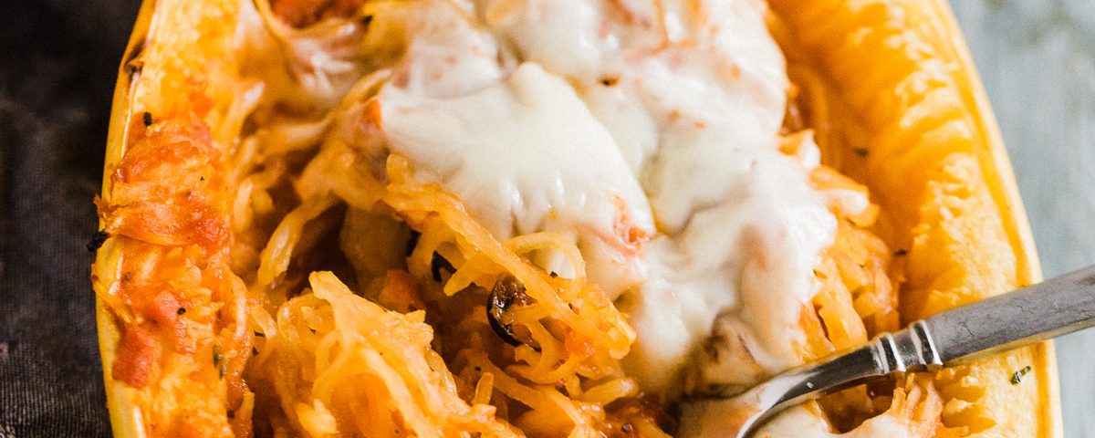Spaghetti Squash with Marinara Sauce - Dad With A Pan