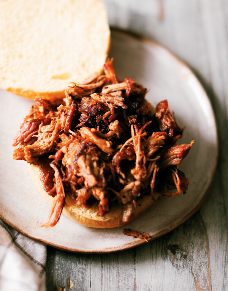 Texas Style Smoked Pulled Pork - Dad With A Pan