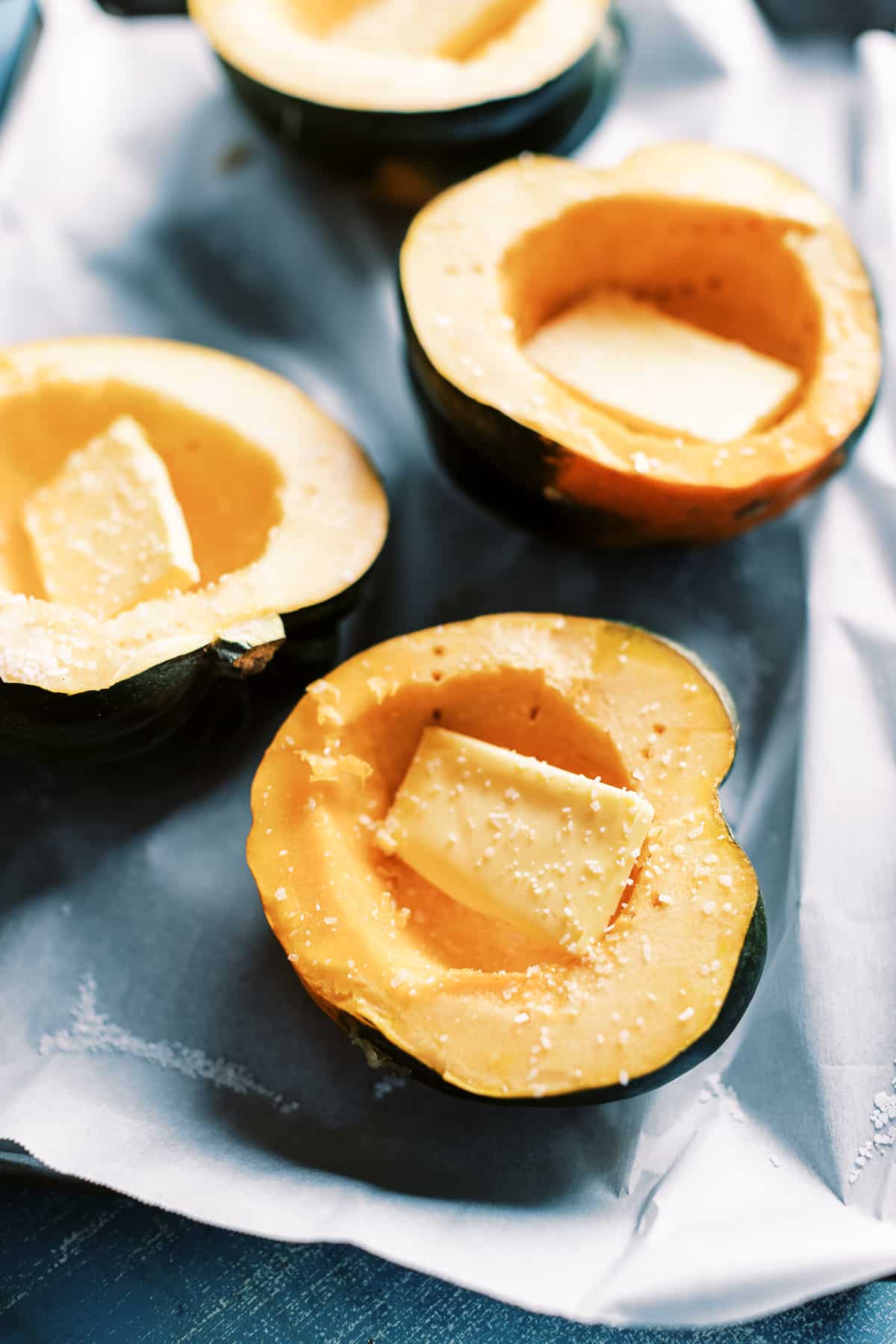 Breakfast Stuffing Acorn Squash - Dad With A Pan